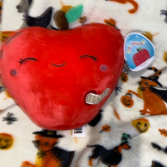 Squishmallows | Other | Squishmallow Ressie The Apple With Worm | Poshmark